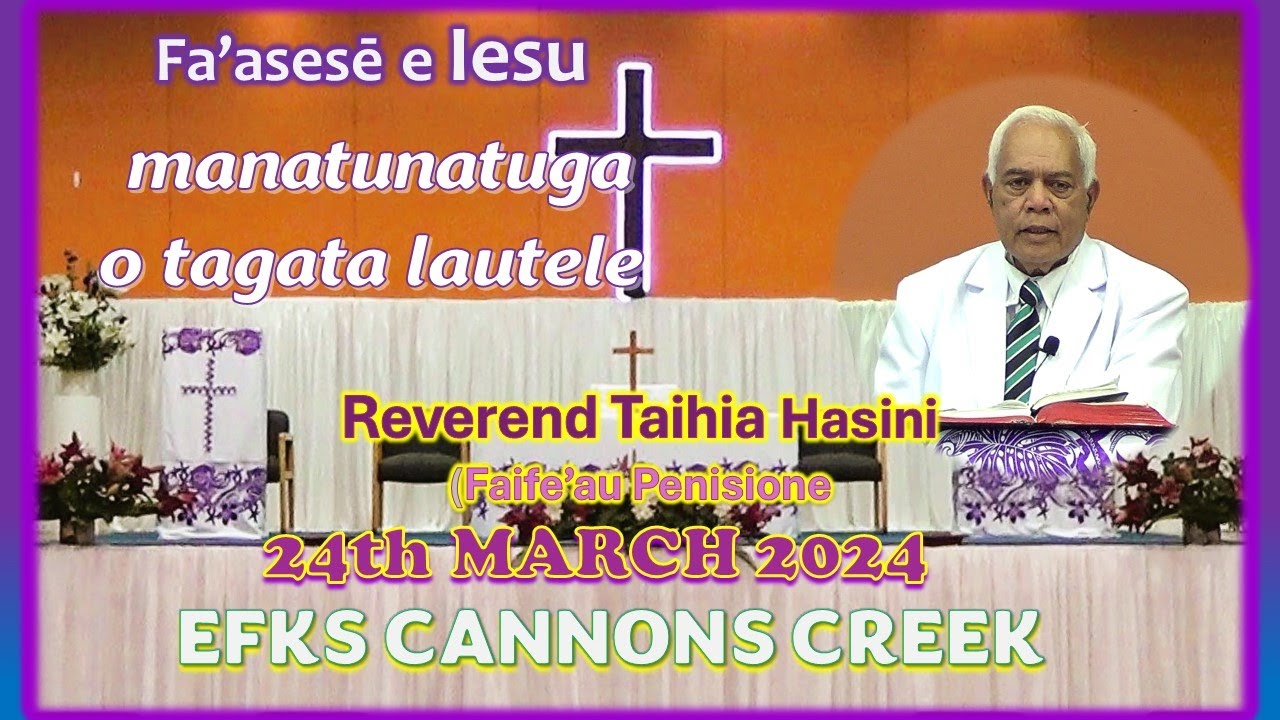 Fa’asesē e Iesu manatunatuga o tagata lautele(Jesus defies public ...