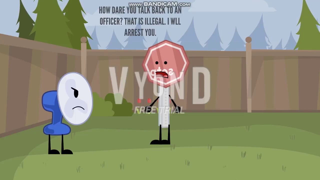 If stop sign was in Goanimate (BFB/BFDI) - YouTube