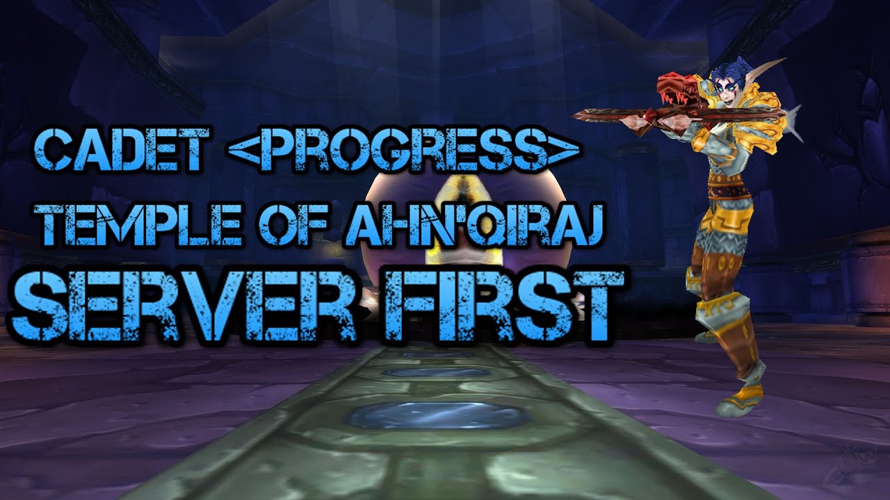 Progress - Lightbringer Server first AQ40 - Full run - Hunter PoV - YouTube