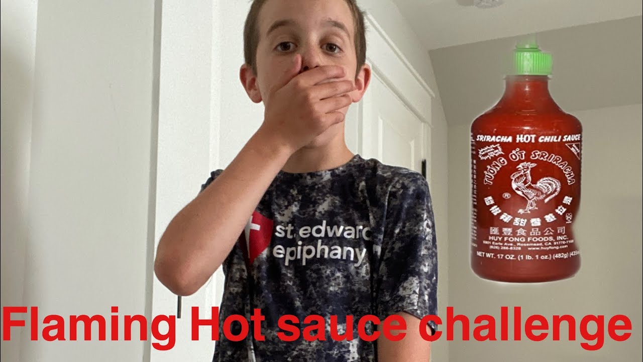 FLAMING HOT SAUCE -challenge - YouTube