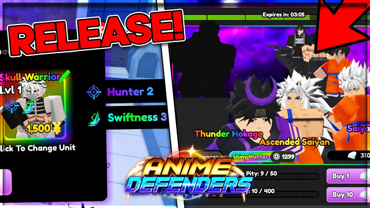 ANIME DEFENDERS RELEASE + GAMEPLAY! The New Anime Adventures Is Here! 🔥 ...