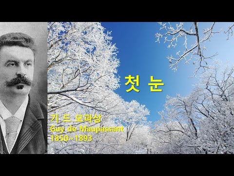 첫 눈(The First Snowfall), 기 드 모파상(Guy de Maupassant), 오디오북, 자면서 듣는 소설,수면 ...