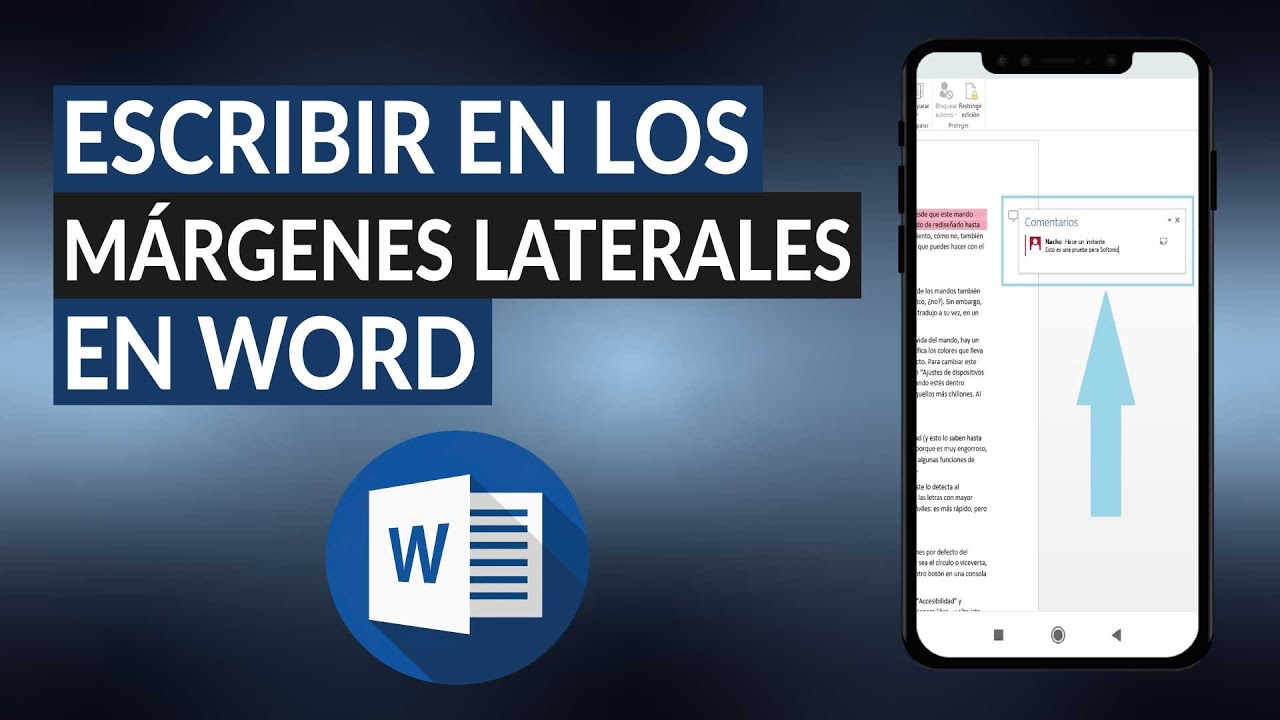 Cómo escribir en los márgenes laterales izquierdos o derechos en WORD ...