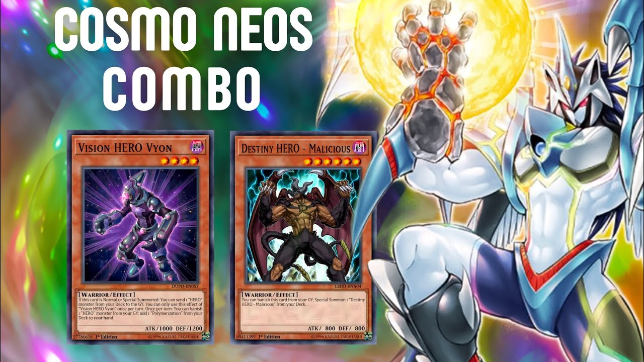 Yu-gi-oh! Master Duel - Cosmo neos combos using vyon?? - YouTube