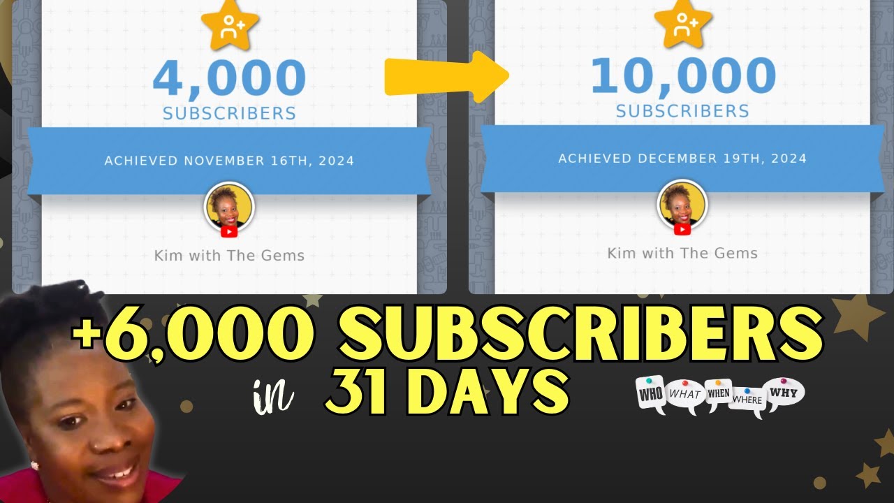 6,000+ NEW Subscribers in 5 weeks - HOW? - YouTube