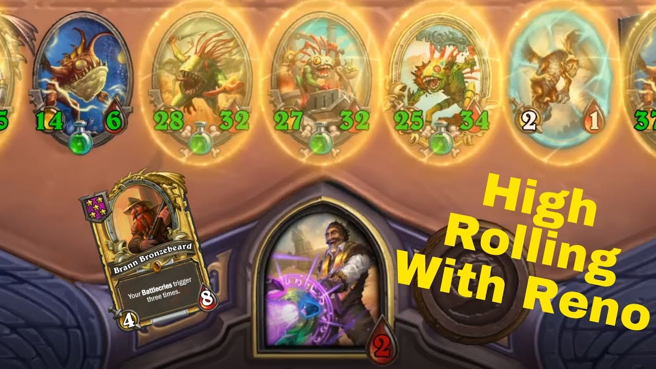 High Rolling with Reno | Hearthstone Battlegrounds - YouTube