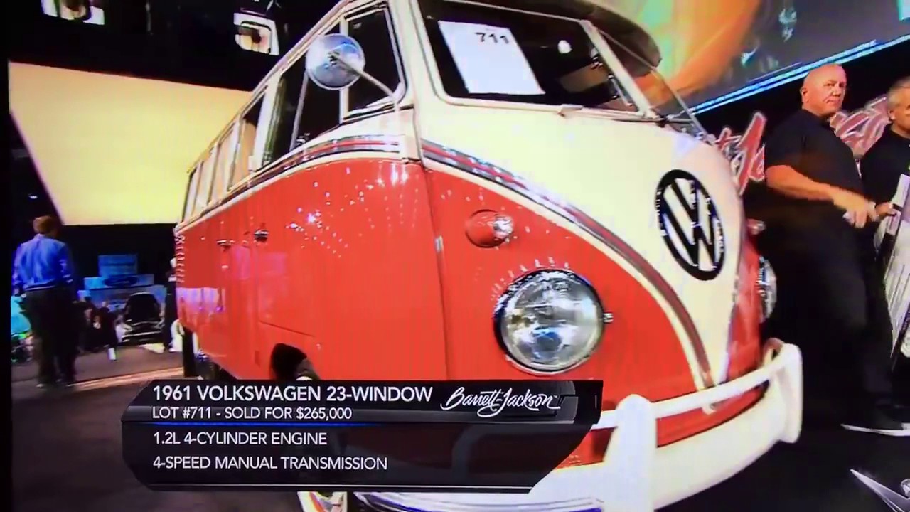 Classic VW BuGs 1961 Volkswagen 23 Window Bus sells for $265,000.00 ...