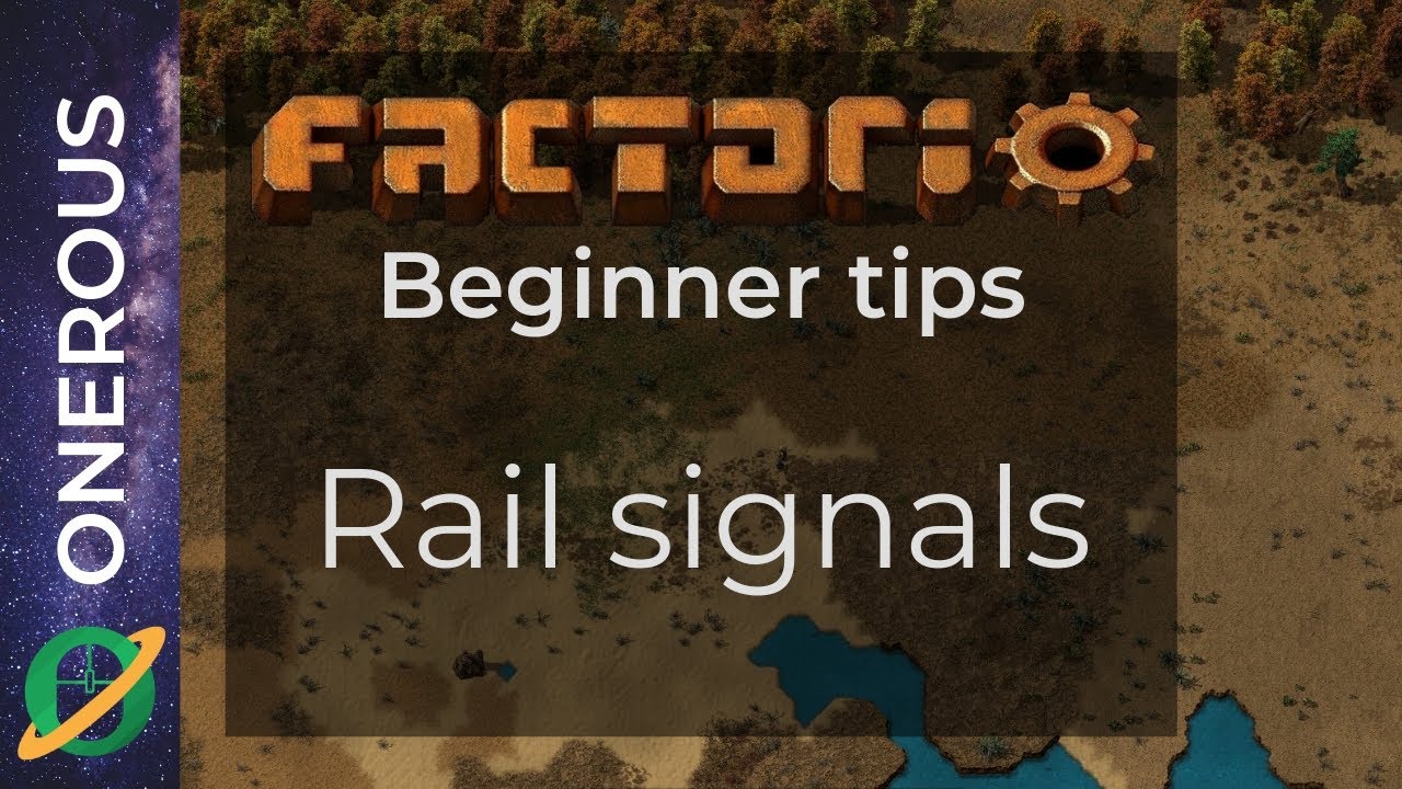 Factorio Beginner Tips: Rail signals - YouTube