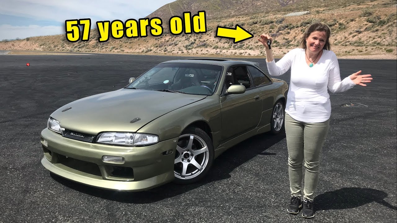 Mom LEARNS TO DRIFT in my 500HP RACE CAR! - YouTube