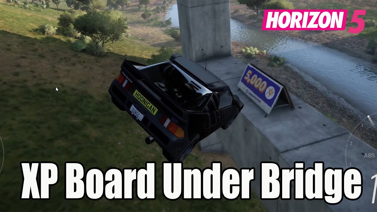How to get XP Board Under Bridge easy Forza Horizon 5 - YouTube
