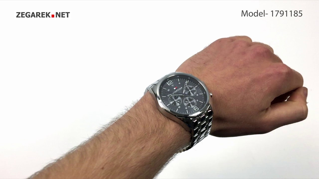 Tommy Hilfiger Męskie 1791185 - Zegarek.net - YouTube