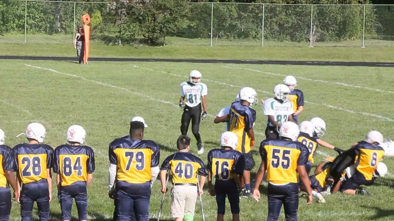 #23 LaDon running back for creston middle school highlights - YouTube