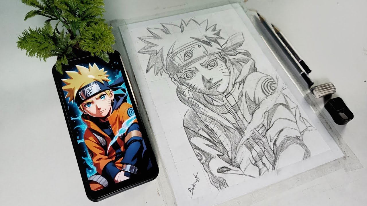 How to draw Naruto Uzumaki Six Paths, Naruto Drawing Easy, How to draw ...