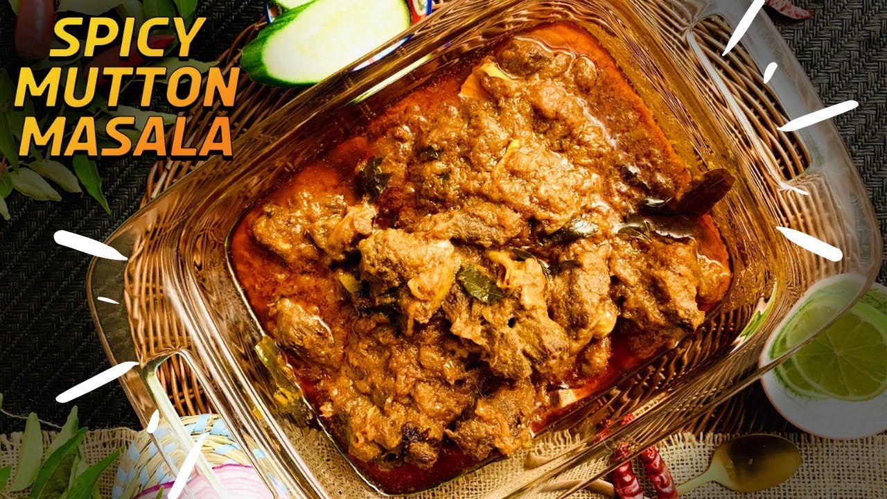 Spicy Mutton Masala Recipe For Beginners | Mutton Masala Recipe ...