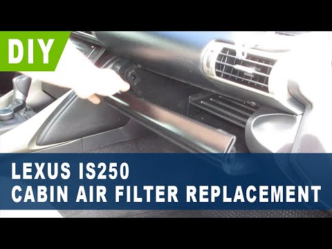 Lexus IS250 Cabin Air Filter Replacement ( 2014 2015 ) - YouTube