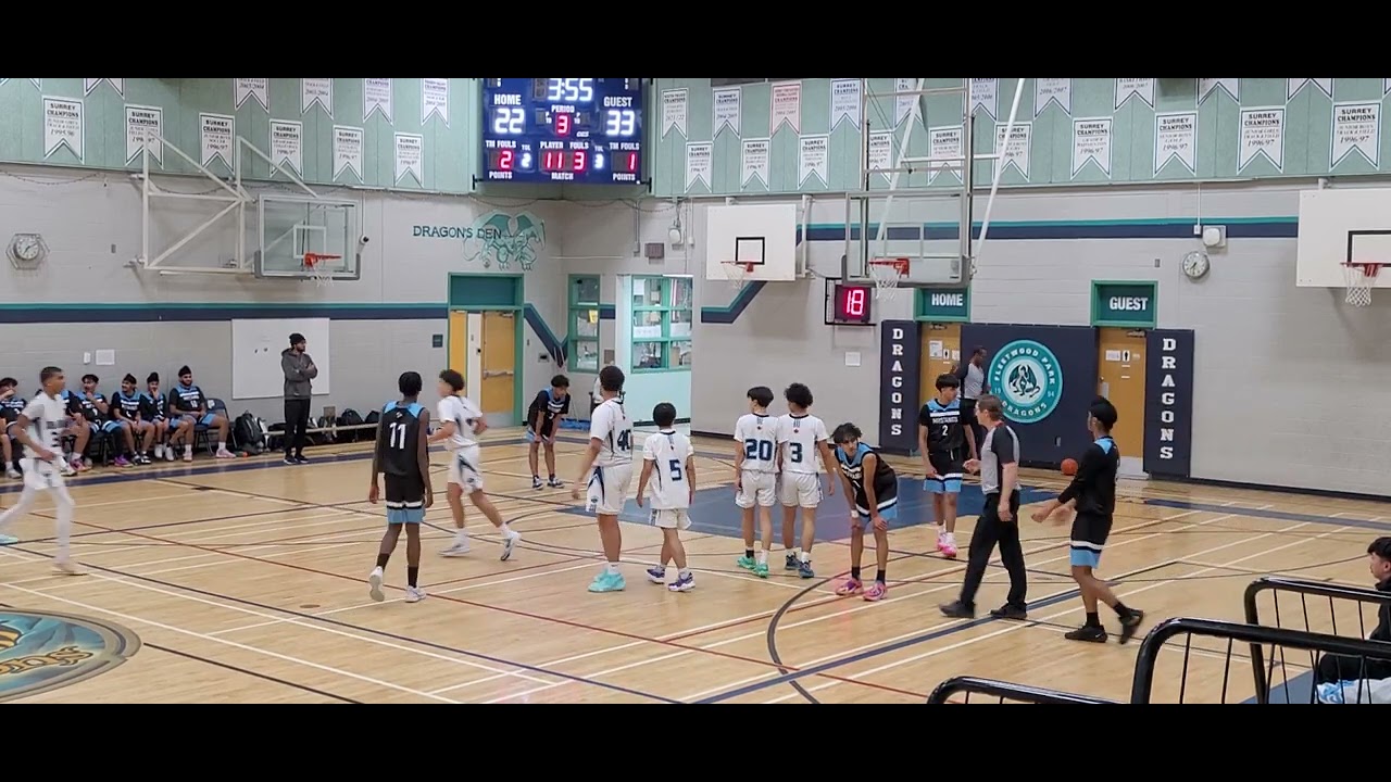 Fleetwood Park Secondary vs LA Matheson 3rd quarter - YouTube