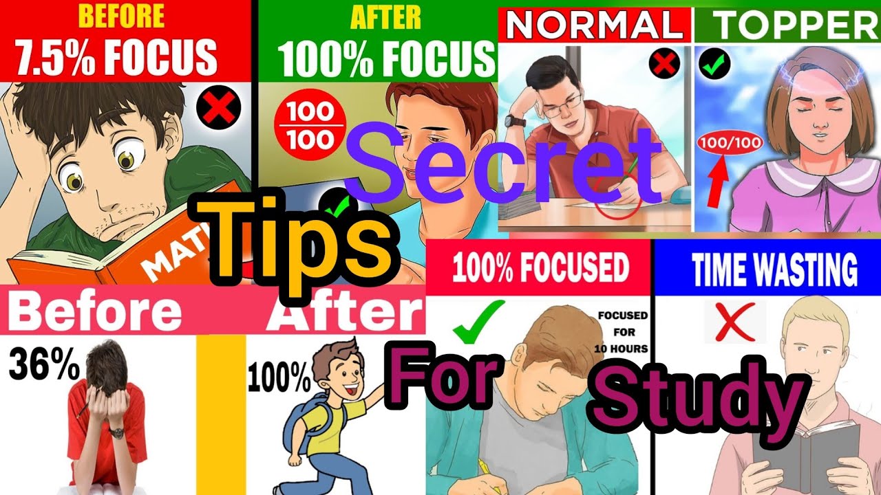 Fastest way to Study| 3 Secret Study Tips| How to study more in less ...
