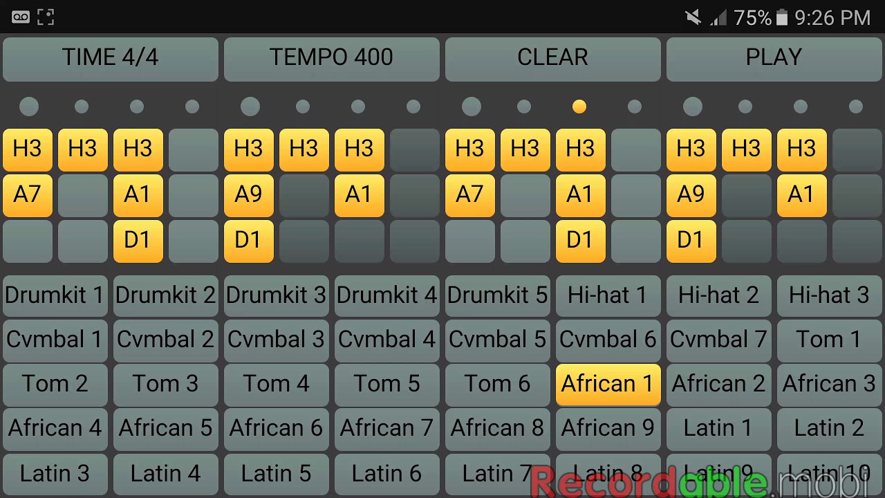 Caja de ritmos androi... ritmo cumbia tropical)))paso por paso - YouTube