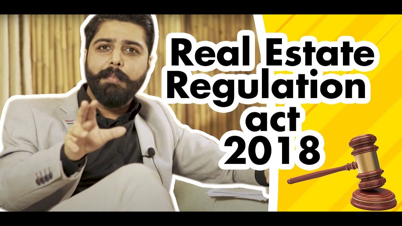 Real Estate Regulation Act 2018 Explained by Zeeshan Shah - YouTube