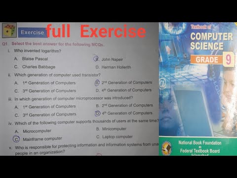 Computer Science| 9th | Chapter# 1 | "Fundamental of Computer"| full ...