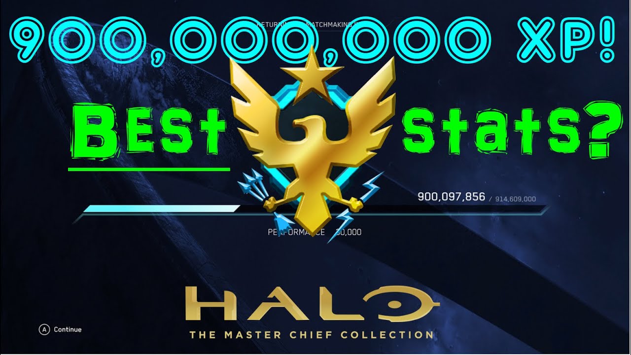 Halo MCC 900 Million skill XP achieved!! The BEST player at MAX Rank ...