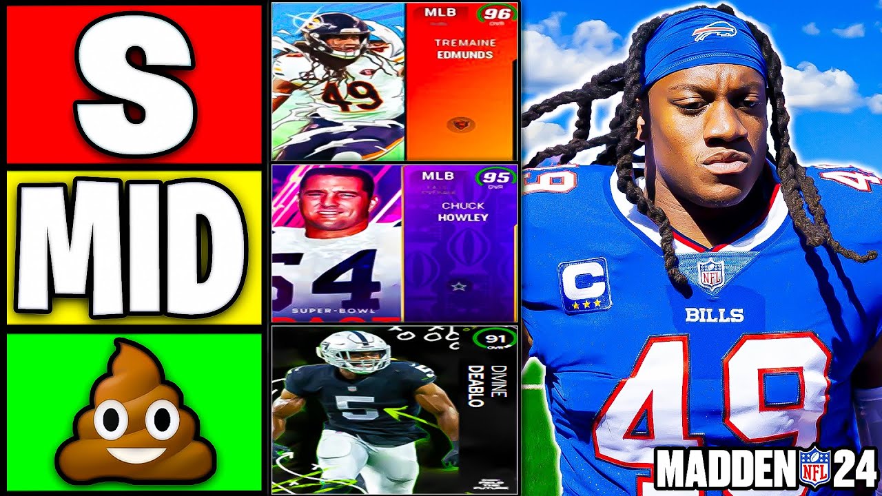 Ranking THE BEST MIDDLE LINEBACKERS in Madden 24 - YouTube