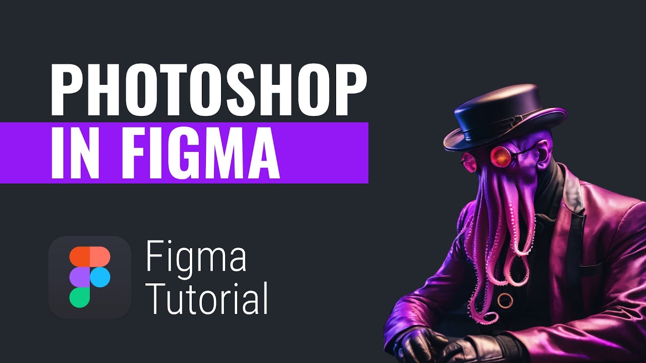 Photoshop in Figma - Photopea plugin - YouTube
