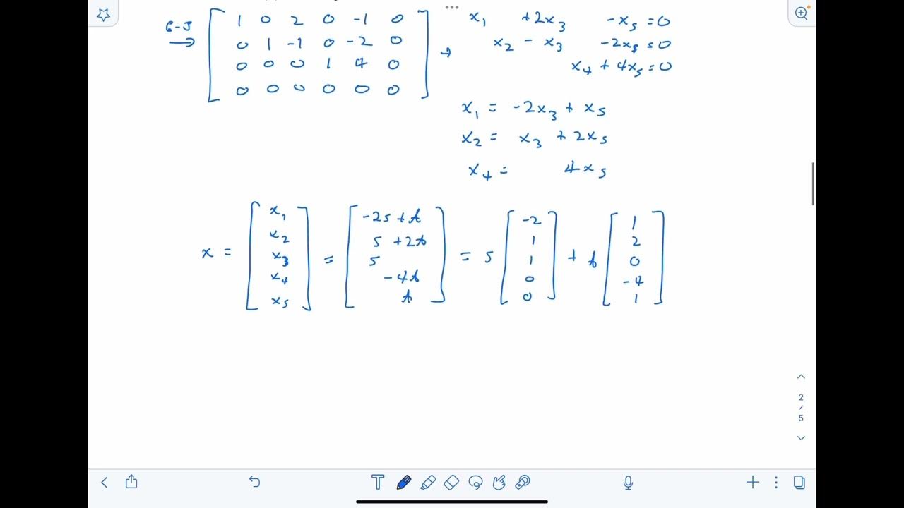 6.2 Kernel and Range of a Linear Transformation - YouTube