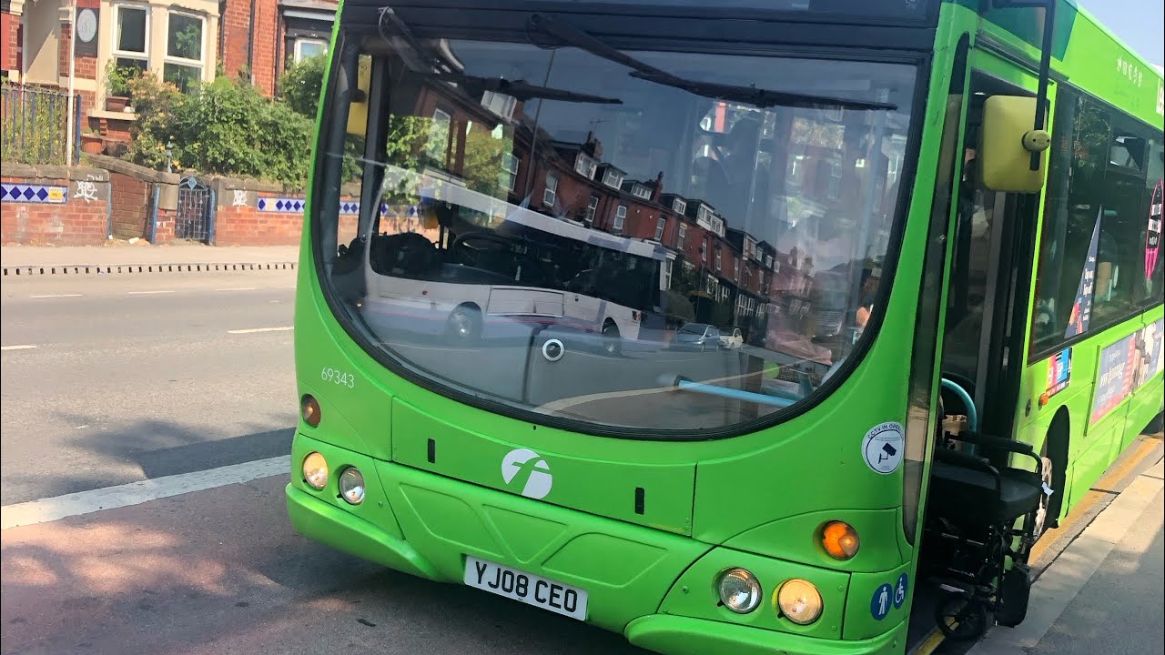 *beast* first Leeds Volvo B7RLE Wright eclipse urban 69343 YJ08 CEO ...