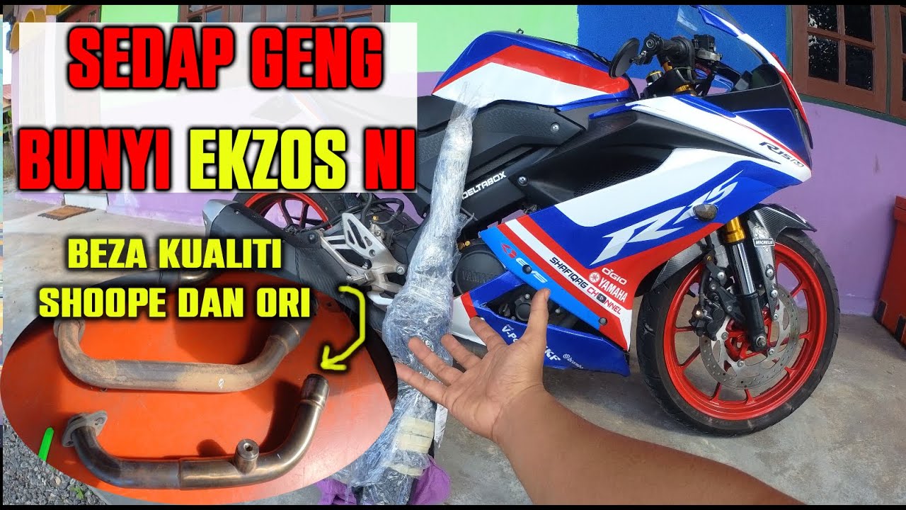 #195 : AKU TUKAR EKZOS CJ IPOH BIKE R15V3 PADU BEB ! - YouTube