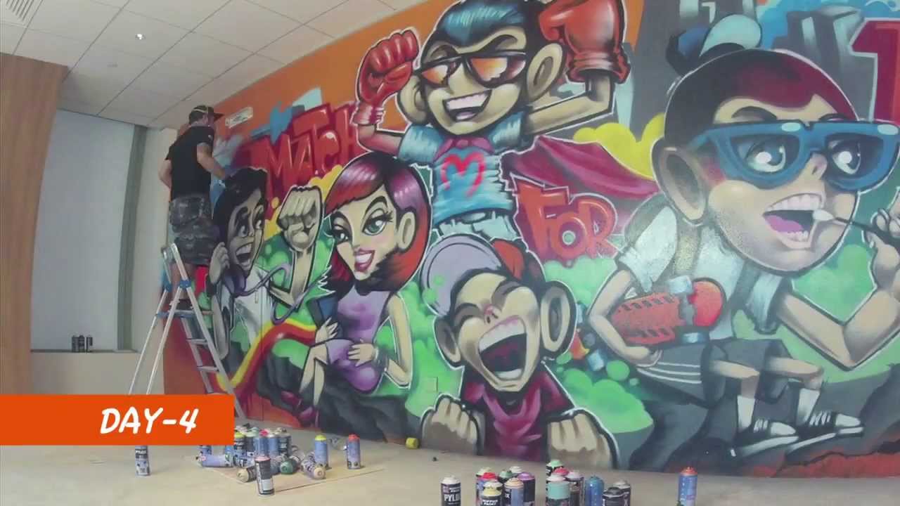 Bone Marrow Donor Programme Mural Wall - YouTube