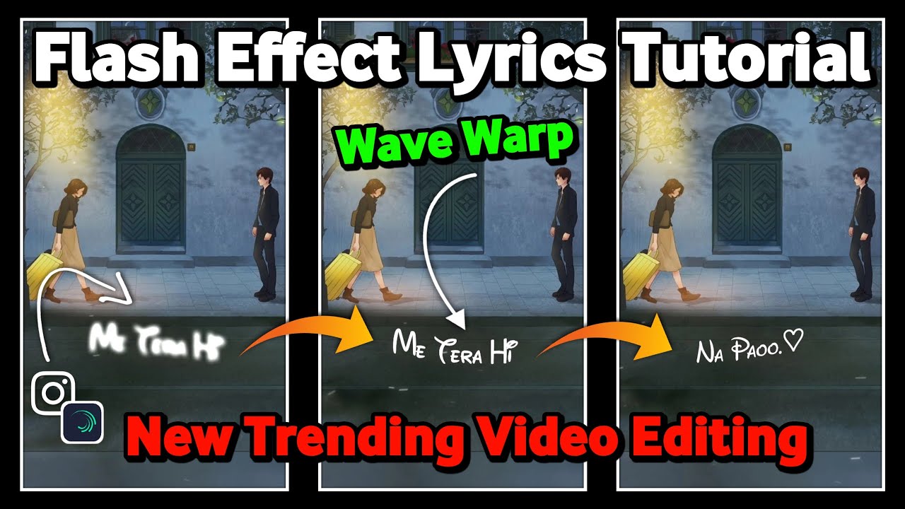 How to Make White Flash Lyrics Status | Alight Motion Tutorial | Tech Lakhan Editor - YouTube