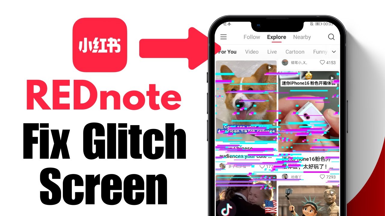 How To Fix REDnote App Glitch Screen (REDnote Problem Solved) - YouTube