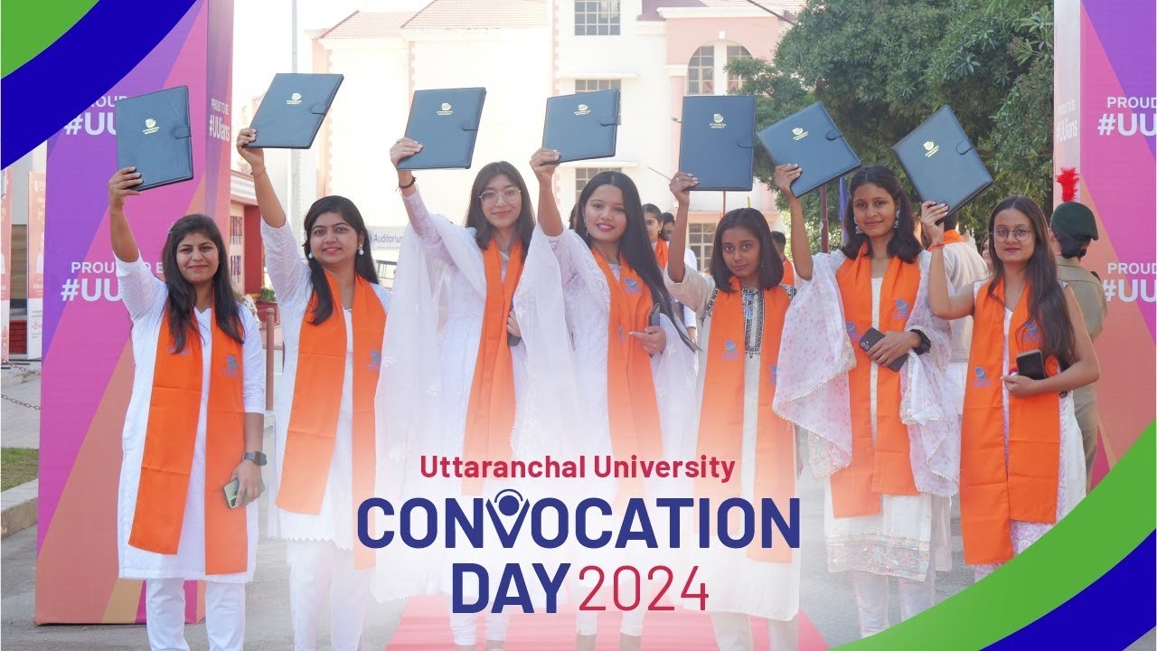 Relive magical moments from Uttaranchal University's Convocation 2024 ...