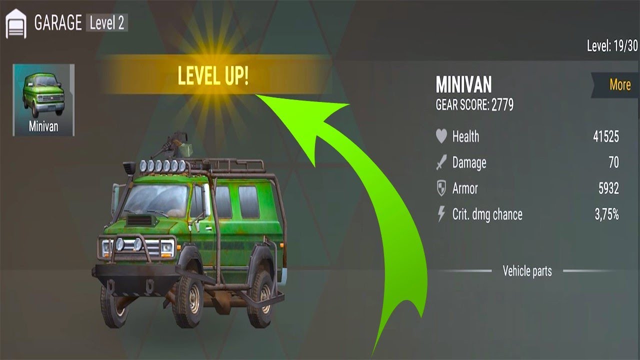 MINIVAN LELEL UP - LDOE - LAST DAY ON EARTH - YouTube