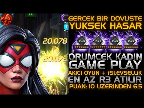 ÖRÜMCEK KADIN (GERÇEK DÖVÜŞTE ) GAME PLAY - MAGİ TV MCOC