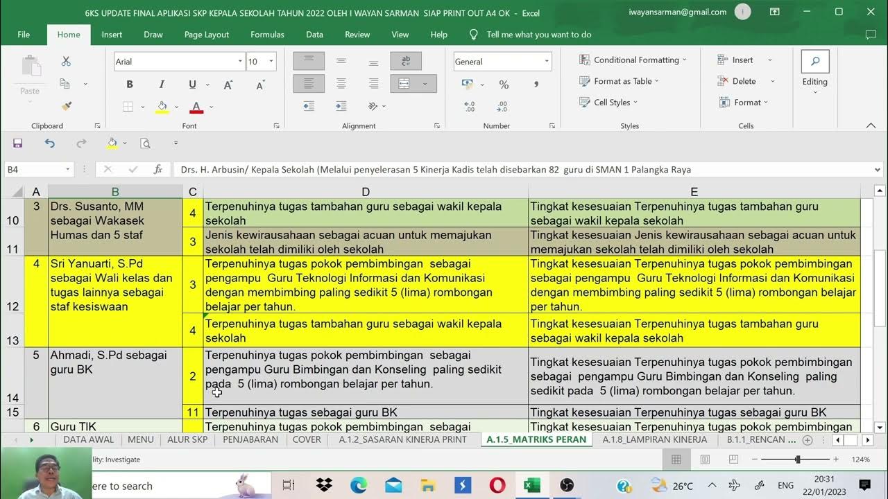 PANDUAN CARA MUDAH PENYUSUNAN SKP KEPALA SEKOLAH, KEPALA TU, DAN PENGAWAS TAHUN 2022 BERBASIS ...