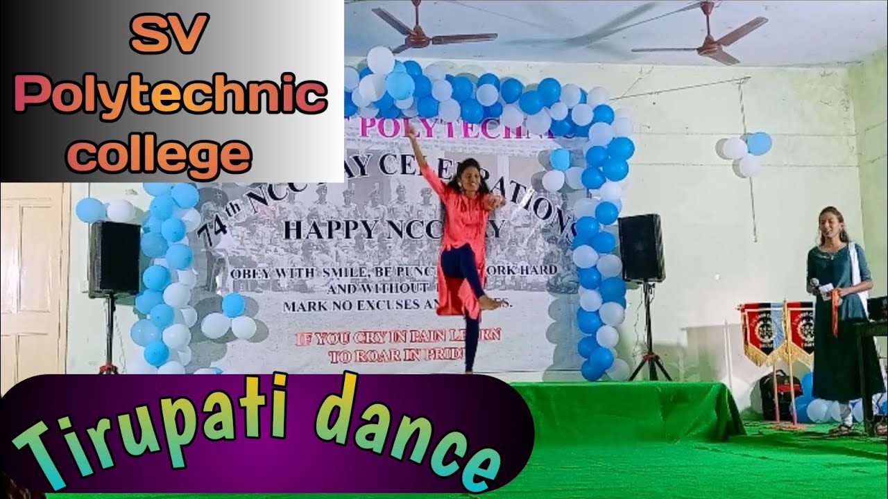 svgp dance//sv polytechnic dance//sv polytechnic ncc day celebrations ...