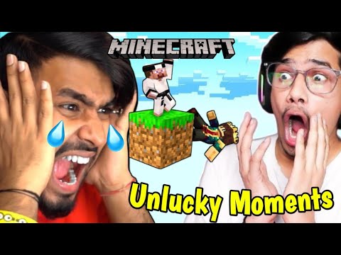 Unluckiest Moments in MINECRAFT 😱|Gamer Fails Compilation ft.INDIAN ...