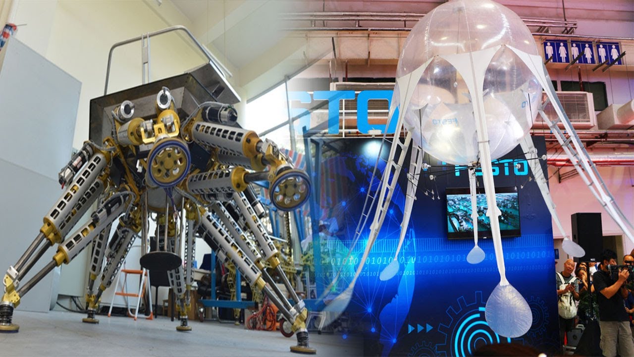 Strange Technologies & Robotic Inventions Unveiled In China's Hi-Tech Expo Events - YouTube