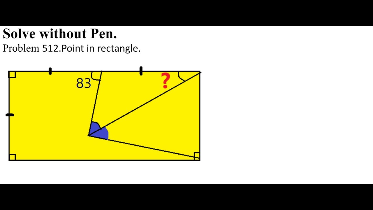 512.Point in rectangle. - YouTube
