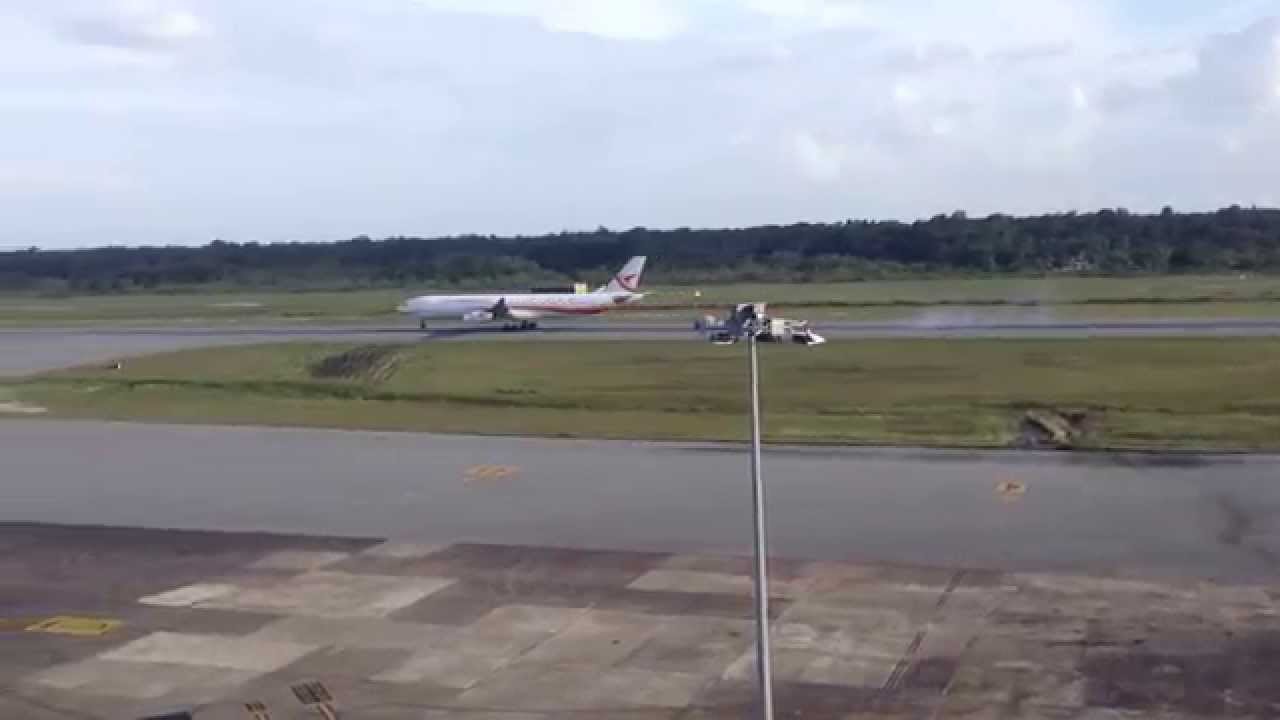 SLM A340 (PZ-TCP) T&G Training Flight at JAP Airport (SMJP) - YouTube