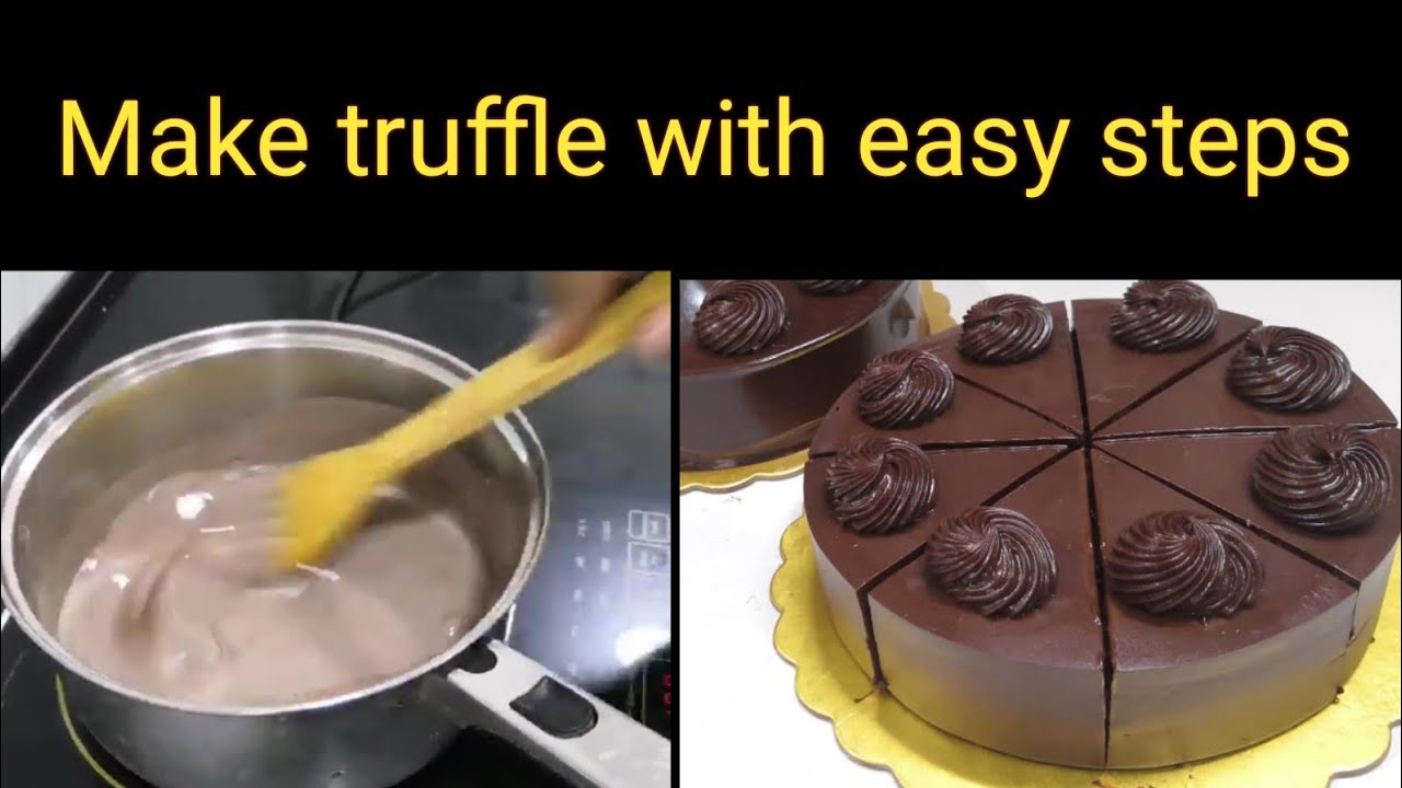 Make chocolate truffle with truffle base | truffle with easy steps ...
