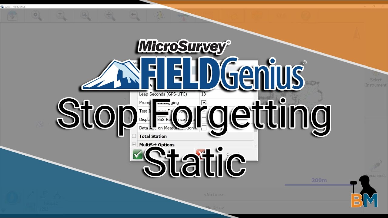 MicroSurvey FieldGenius How To: Prompt Raw Data Logging | Bench Mark ...