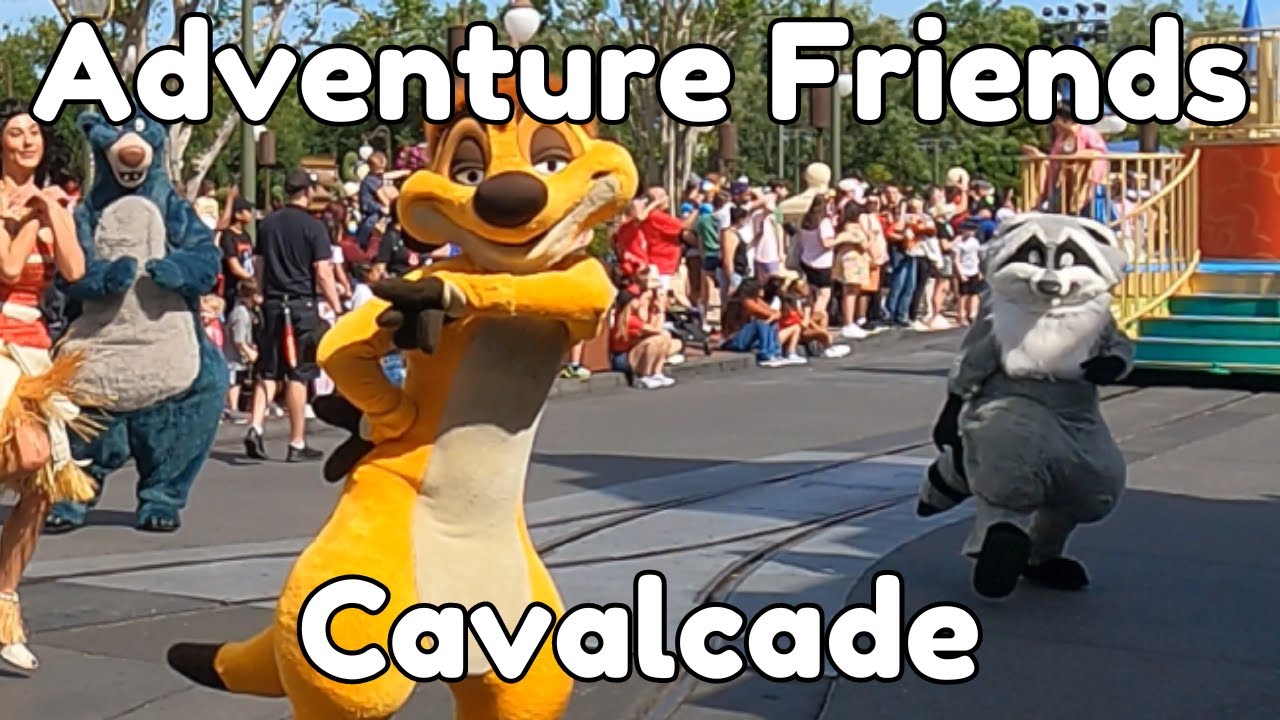 Disney's Adventure Friends Cavalcade Parade 4K - Walt Disney World ...