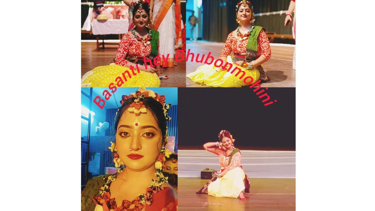 BASANTI HEY BHUBONMOHINI|Dance Cover |Performed by Suchandra sarkar|Rabindranritya | @Hindol1991 ...