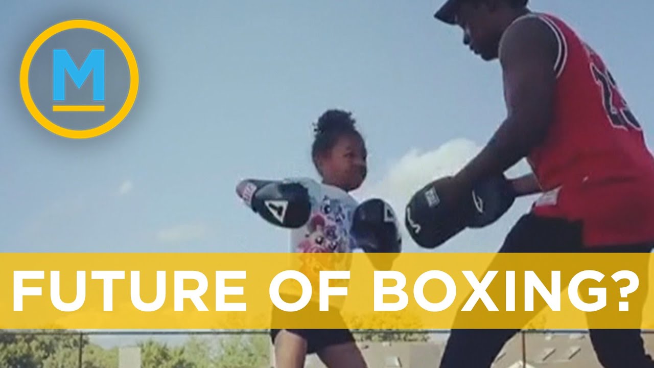 Little girl shows off boxing skills with her dad and they will stun you ...