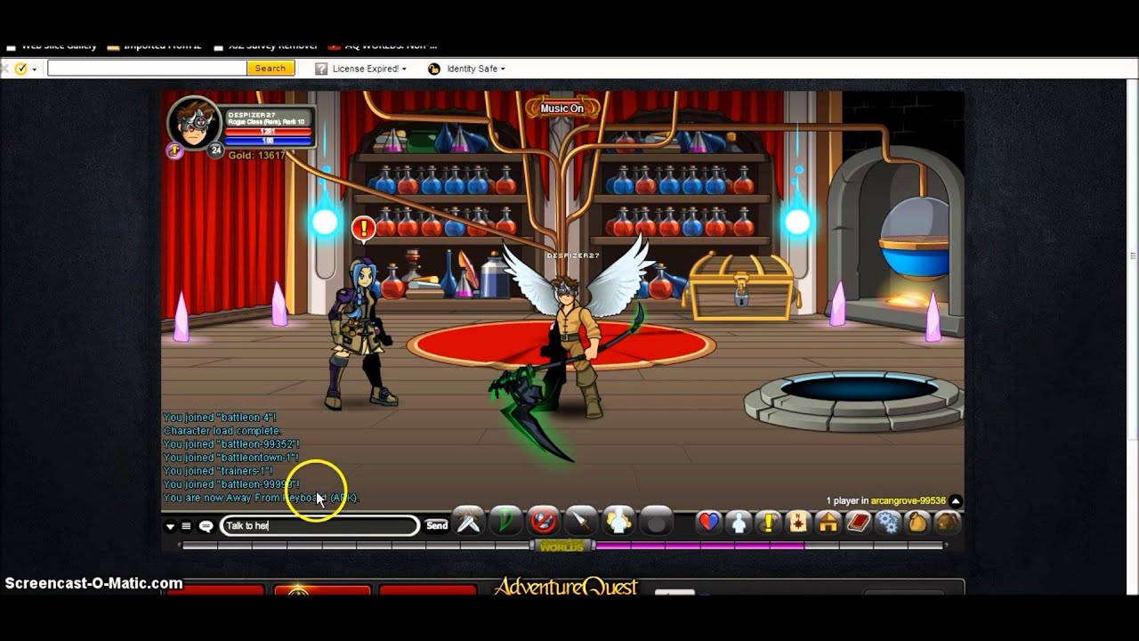 =AQW= How to get past the turrets at "Hyperium" Fast - YouTube