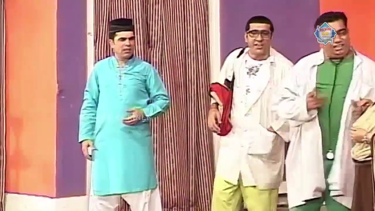 Zafri Khan and Nasir Chinyoti New Pakistani Stage Drama Full Comedy ...