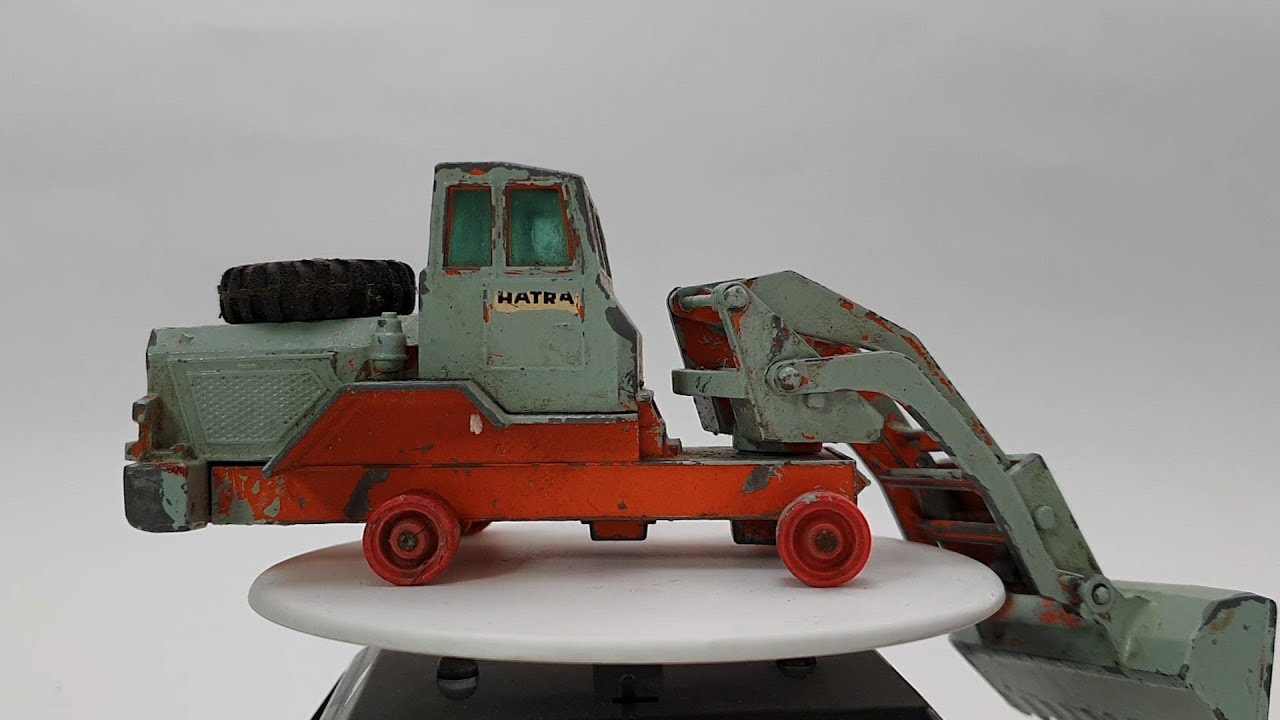 MATCHBOX Restoration K3B Hatra Tractor Shovel 1965 - YouTube